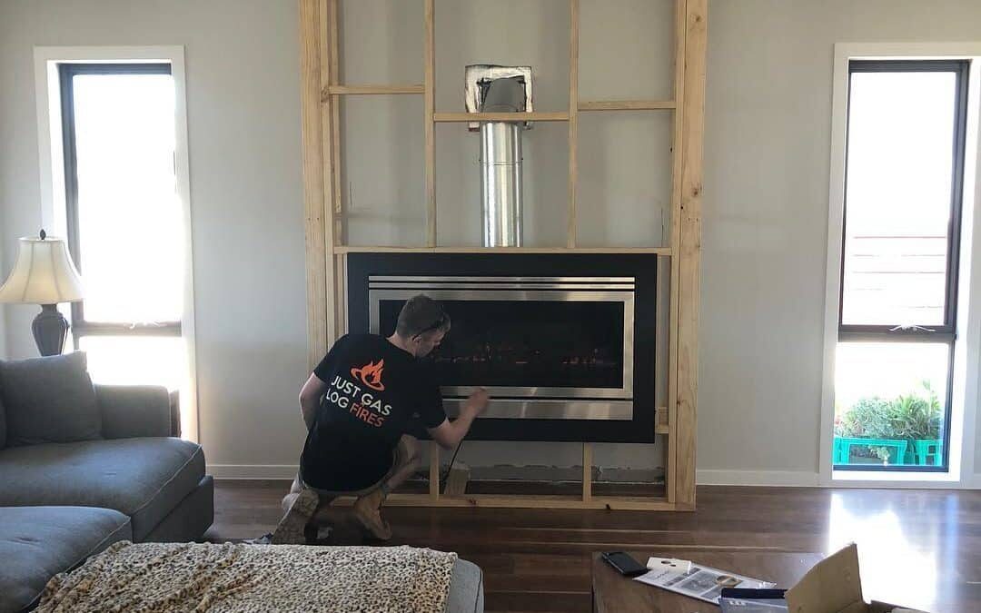 How to Install a Gas Fireplace - Edition Time